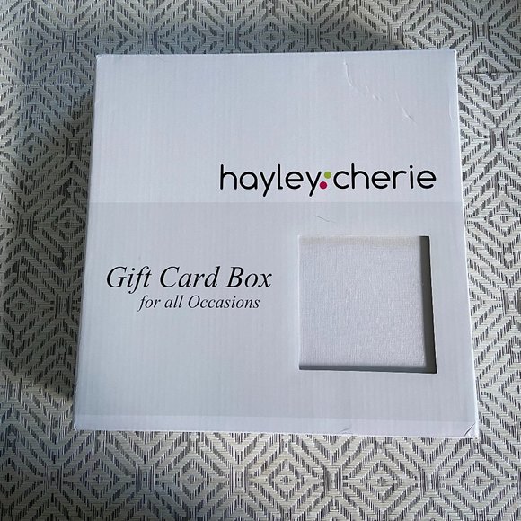 Hayley Cherie | Party Supplies | Hayley Cherie Gift Card Box | Poshmark